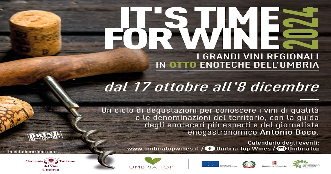 IT'S TIME FOR WINE en - | www.umbriatourism.it